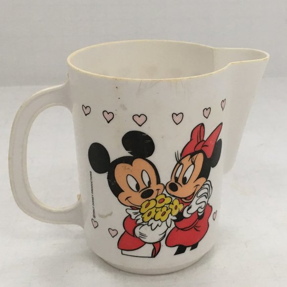 Disney | Other | Vtg Walt Disney Plastic Toy Pitcher Mickey Minnie ...